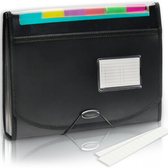 Other | Accordian File Keeper 13 Pocket Expanding File Folder Organizer ...